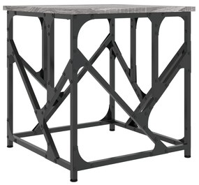 Konferenční stolek šedý sonoma 45x45x47,5 cm kompozitní dřevo - Default Title
