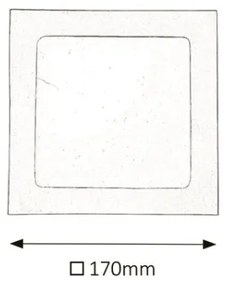 Rabalux 5591 - LED Koupelnové podhledové svítidlo LOIS LED/12W/230V 3000K IP44