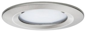 Paulmann 93494 LED Coin Nova round, set kulatých bodovek v úpravě broušená ocel, LED 3x6,5W 2700K tříkrokové stmívání, prům. 7,8cm