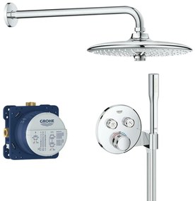 Sprchový systém Grohe Grohtherm Smartcontrol pod omítku s termostatickou baterií chrom 34744000