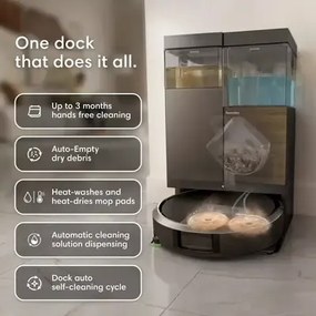 iRobot Roomba Plus 575 Combo + AutoWash dock černá / Robotický vysavač