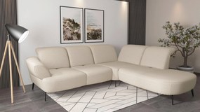 XXXLutz ROHOVÁ SEDAČKA, textil, krémová Sit & More - Sedací soupravy - 00014401322G