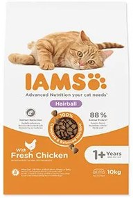 Eukanuba komerční, Iams Iams Cat Adult Hairball Chicken 10kg