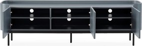 Šedomodrý TV stolek 180x55x40 cm Willa – MOME