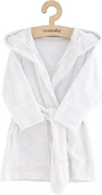 Dětský froté župan New Baby white velikost 104/110