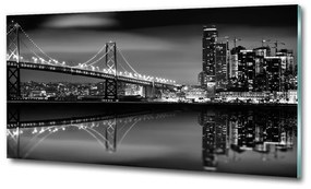 Wallmuralia Foto-obraz fotografie na skle San Francisco noc 100x50