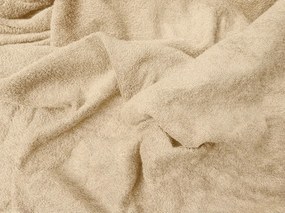 Froté prostěradlo MOLTON béžové 90 x 200 cm