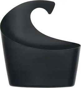 Spirella SYDNEY závěsný box střední černý / Plast