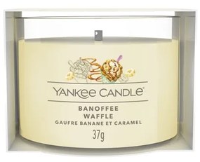 Yankee Candle Votivní svíčka ve skle Banoffee Waffle, 37g