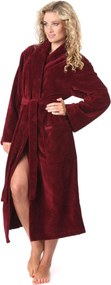 Vínový Dámský Župan Tampa - Model 21 49 3651 - M