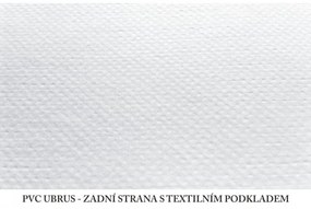 PVC ubrus ČERVENÉ KVĚTY - šíře 140 cm, návin 20 m