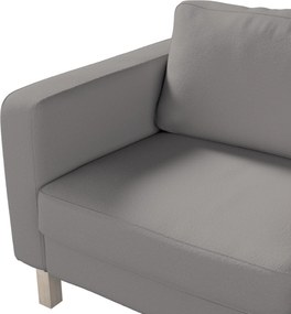 Potah na pohovku IKEA  Karlstad 2-místná, nerozkládací, krátký barva béžová látka pletený vzor
