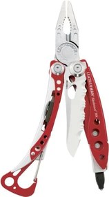 Multitool leatherman skeletool rx, červená/stříbrná