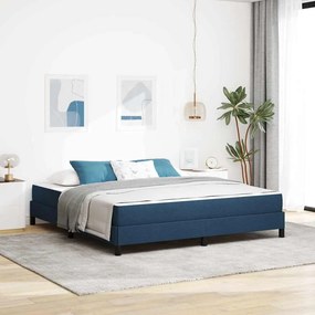 Postel s boxspringem Modrá 180 x 200 cm textil 3398513