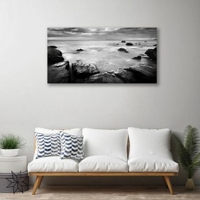 Obraz na plátně Skála Moře Krajina 140x70 cm