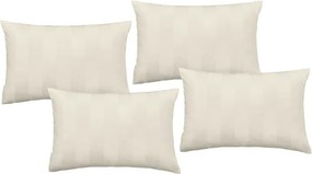 Saténové povlaky na polštáře v sadě 4 ks 75x50 cm So Soft Satin Stripe – Catherine Lansfield