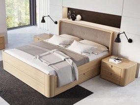 Masivní postel LARA | DUB průběžný | 180x200 cm | JELÍNEK nábytek
