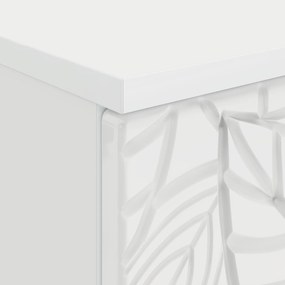 Stůl Bílá s vysokým leskem 142,5 x 50 x 75 cm Kompozitní dřevo 3414616