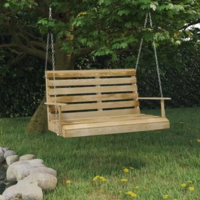 Houpací lavice 110 cm impregnované borové dřevo 318397