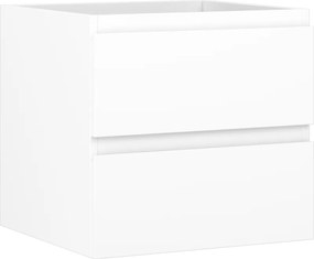 Mexen Orio, koupelnová skříňka 50 cm, 2 zásuvky, bílá matná, 91A10-05047-2-BFF01