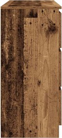 Příborník starého dřeva 100x35x76 cm Dřevěná konstrukce 3328505