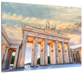 Obraz - Braniborská brána, Berlín, Německo (70x50 cm)