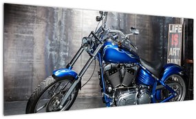 Obraz motorky, obraz na zeď (100x40cm)