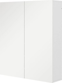 kleankin zrcadlová skříňka se 2 dvířky 60 × 15 × 70 cm