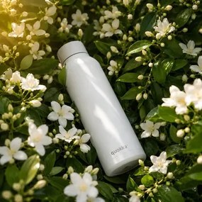 Quokka Nerezová termoláhev Solid bílá / 850 ml / nerezová ocel / dvoup