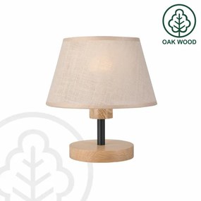Brilagi - LED Stolní lampa ANTHONY 1xE14/40W/230V dub/béžová