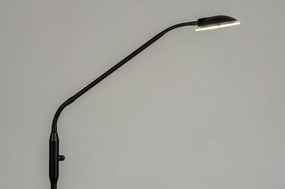 Stojací designová LED lampa se stmívačem Ellena Black