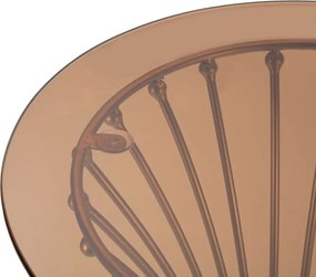 Designový odkládací stolek Xylander 40 cm zlatý
