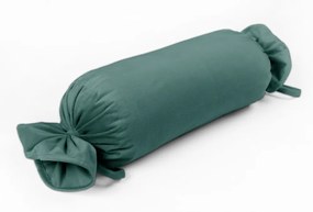 Biante Sametový polštář válec bonbon SV-021 Ledově zelený 15x40 cm