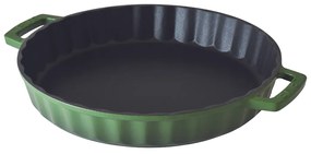 Litinová forma kulatá 30 cm - zelená