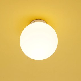 Kulaté skleněné stropní svítidlo Moon Ceiling 1 Barva: Zlatá, Průměr: 400 mm