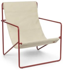 Desert Lounge Chair cloud poppy red Ferm Living