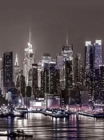 Postershop Fototapeta: Noční New York - 254x184 cm