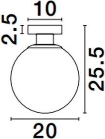Stropní svítidlo NOVA LUCE VITA E27 9028840 bez žárovky