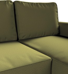 Potah na pohovku IKEA Backabro rozkládací se šezlongem barva zelená látka pletený vzor