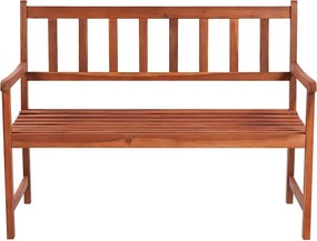 Zahradní lavice s poduškou 120 cm masivní akáciové dřevo 3063775
