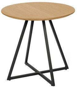 Příruční stolek Delia (dub + černá). 1040135