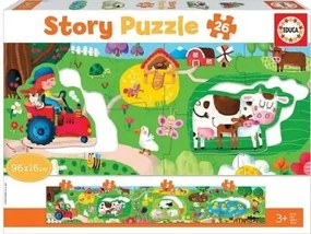 EDUCA Story puzzle Farma / 26 dílků / od 3 let
