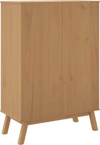vidaXL Skříň OLDEN 85 x 43 x 125 cm masivní borové dřevo [358617] Barva: Hnědá