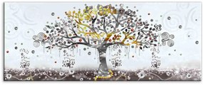 Malvis ® Obraz Malovaný abstraktní strom Velikost: 150x60 cm