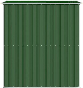 Zahradní kůlna zelená 192x191x223 cm pozinkovaná ocel 3147427