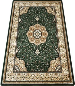 BE Koberec Adora 5792 GREEN - zelený obdélníkový Rozměr: 60x90 cm
