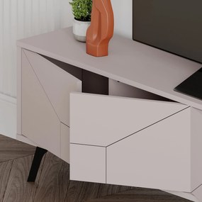 KALUNE DESIGN dřevěný TV stolek DUNE světlý 50x180 cm 855DTE3096