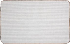 Hnědá koupelnová předložka s hvězdou - 78*48*1 cm