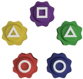Gonggi – tradiční korejská hra na házení kamínků (Squid Game) Varianta: 5 kostek