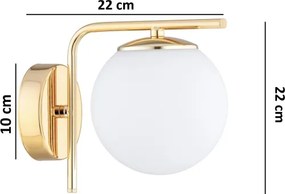 BRILAGI - Nástěnná lampa MILO 1xE27/60W/230V zlatá